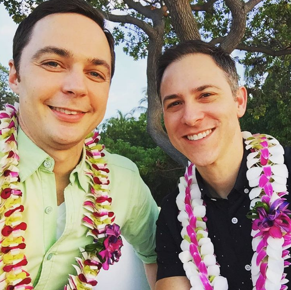 Jim Parsons postete dieses Bild auf Instagram